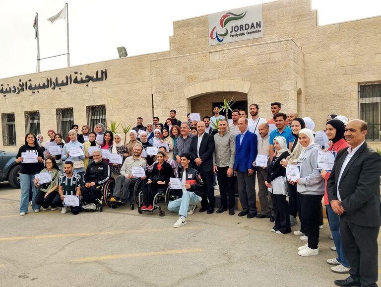 Jordan Paralympic Committee Graduates 69 Participants from Three ...